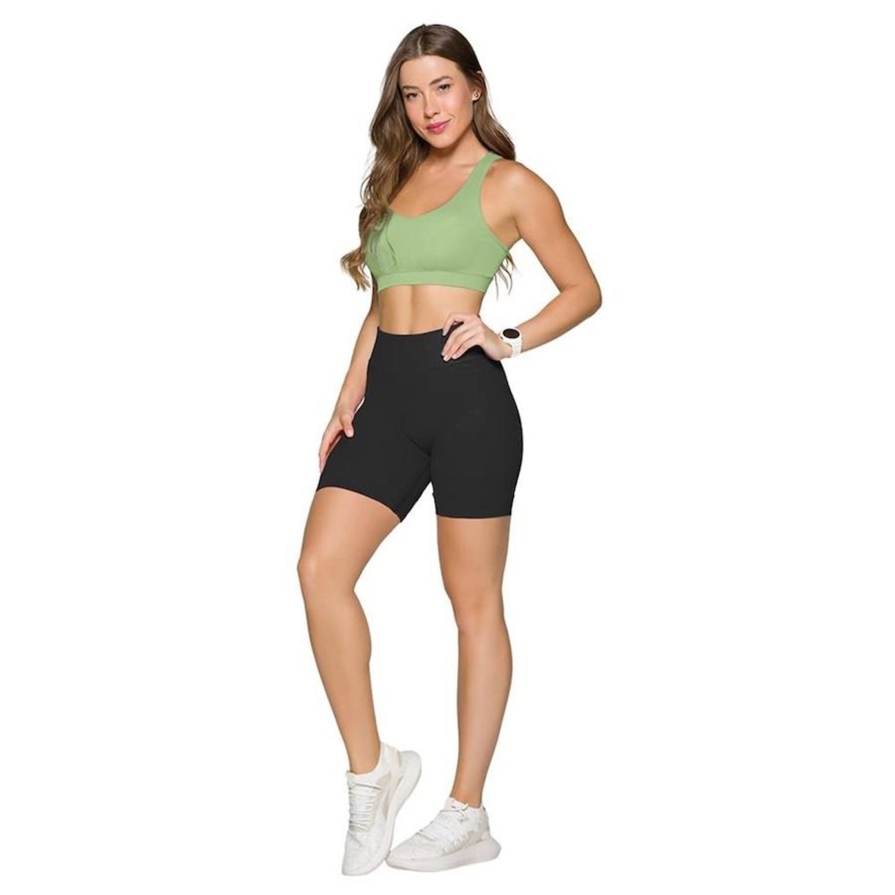 Conjunto Selene Top + Bermuda Básico - Feminino | Centauro