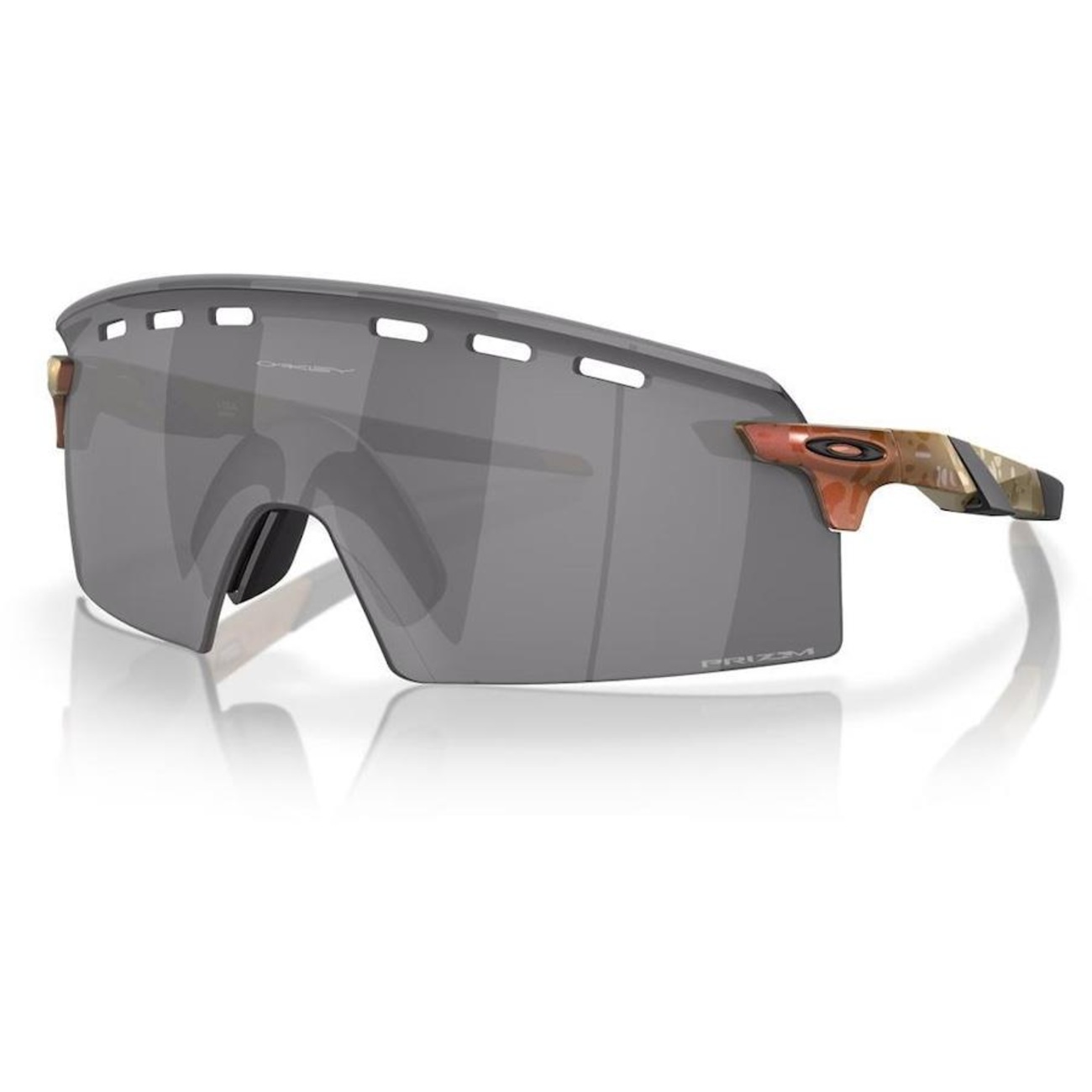 Óculos de Sol Unissex Oakley Encoder Matte Red Gold Colorshift 1239 em ...