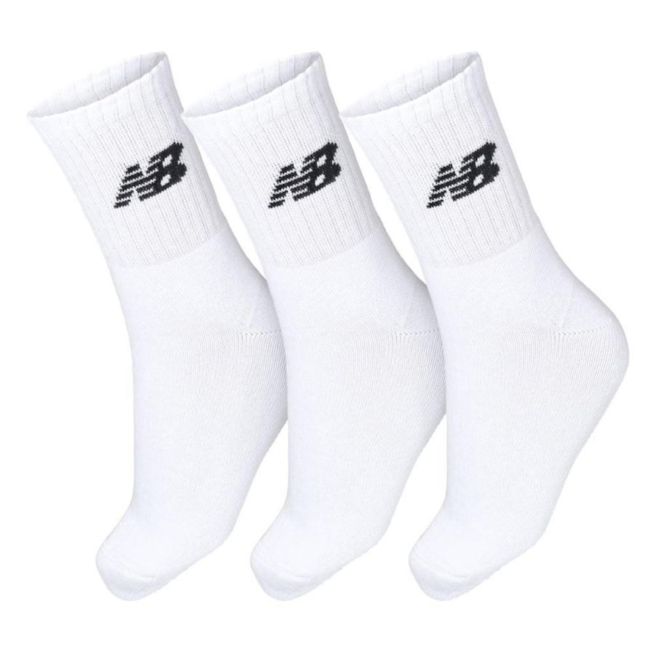 Meia New Balance Lifestyle Basic 35 ao 38 - Pack com 3 Pares - Unissex ...