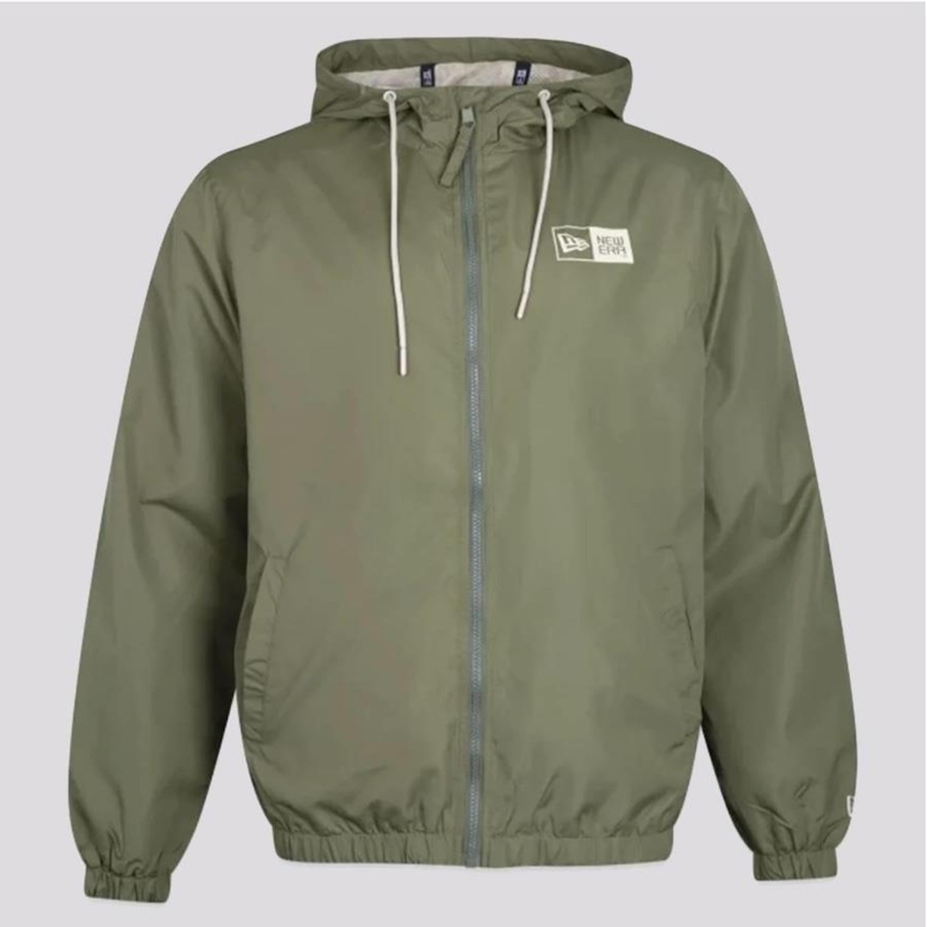Jaqueta Corta Vento com Capuz New Era Branded Duo - Masculina | Centauro