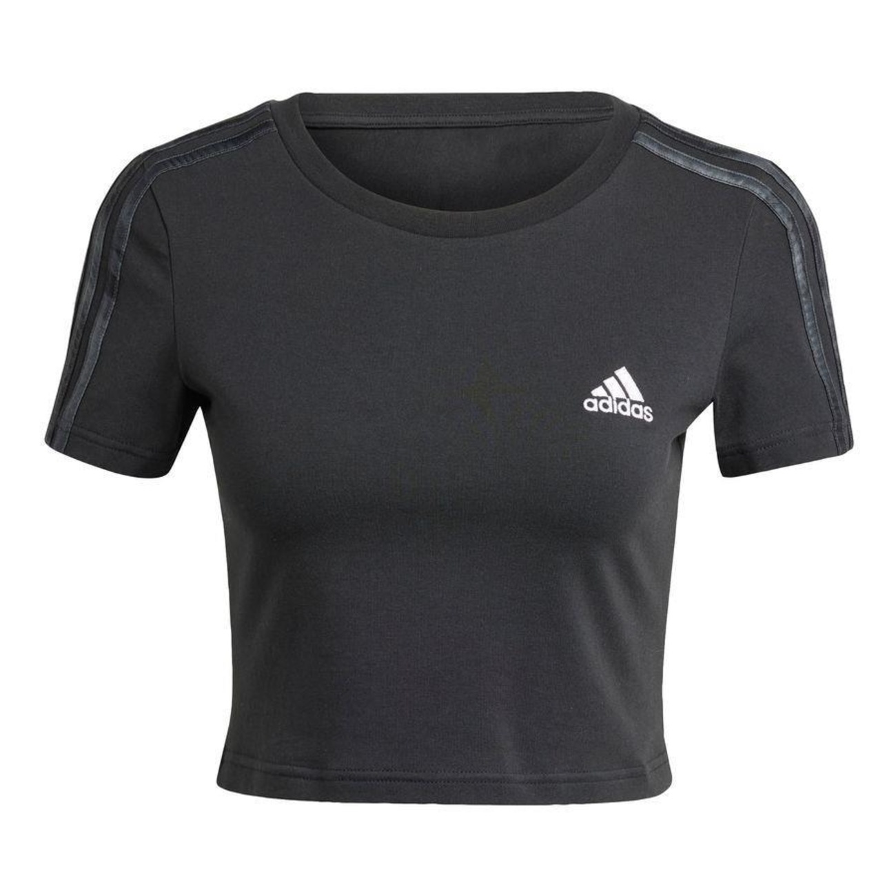 Blusa Cropped adidas W 3S Baby T - Feminino | Centauro