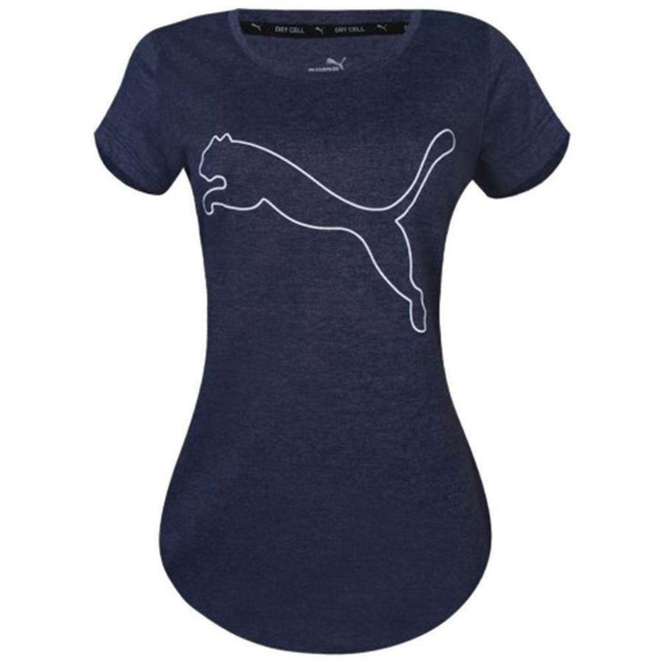 Camiseta Puma Performance Heather Cat - Feminina | Centauro