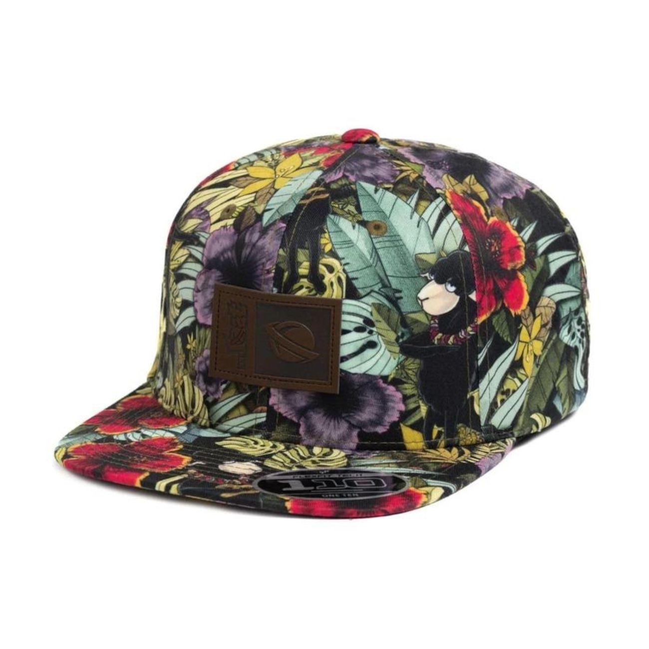 Boné Aba Reta Lost Fitão Adão e Eva Floral - Strapback - Adulto | Centauro