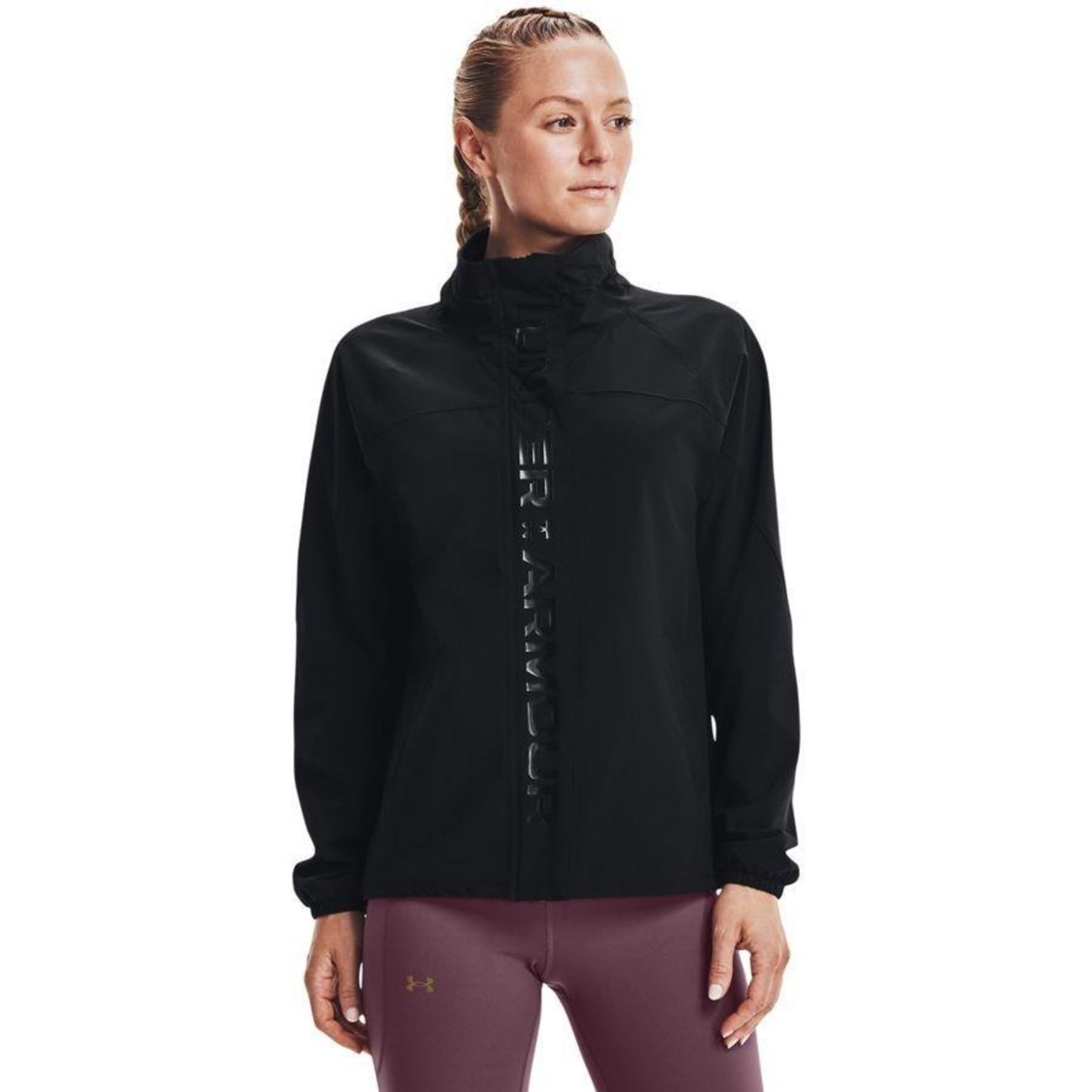 Jaqueta Under Armour Rush Woven Full-Zip - Feminina em Promoção | Centauro