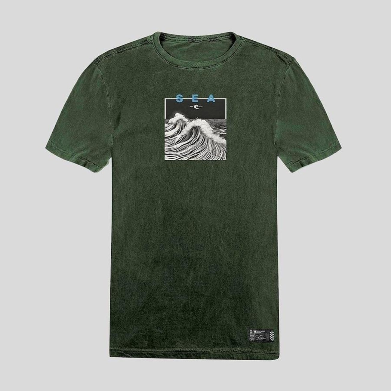 Camiseta WSS Brasil Estonada Sea Wave Prime - Masculina | Centauro