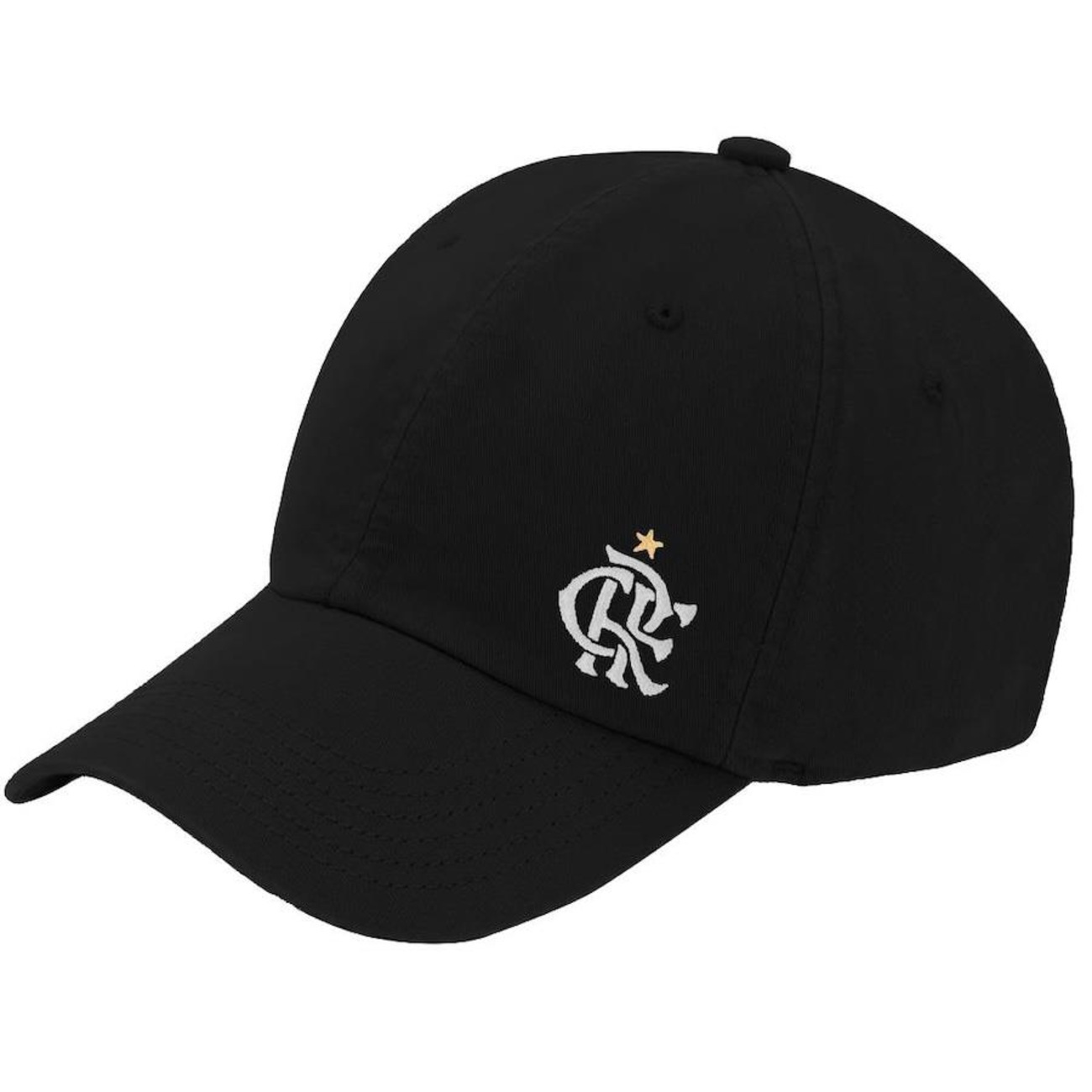 Boné Aba Curva do Flamengo Supercap Bordado - Strapback - Adulto | Centauro