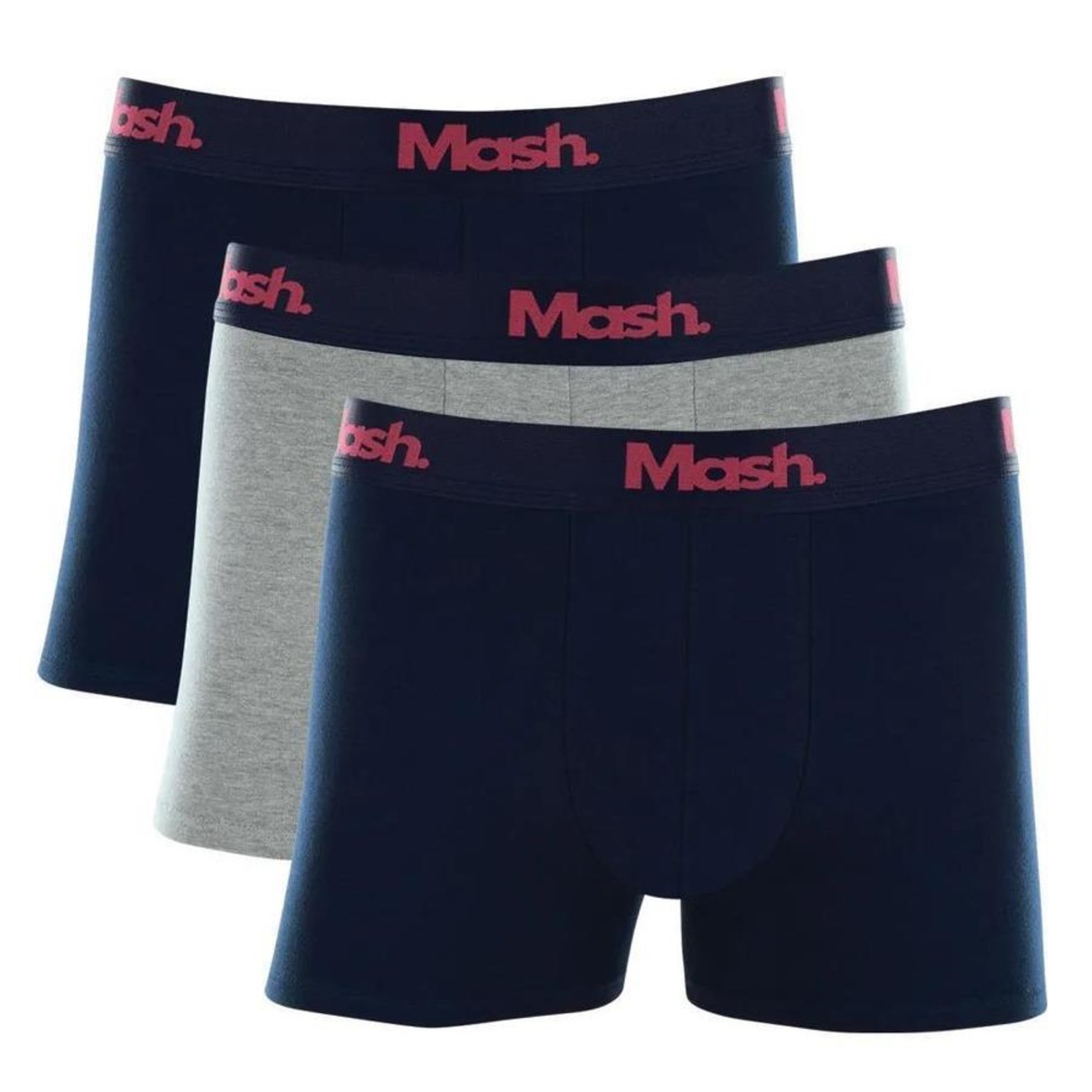 Kit 3 Cuecas Boxer Mash Cotton - Adulto | Centauro
