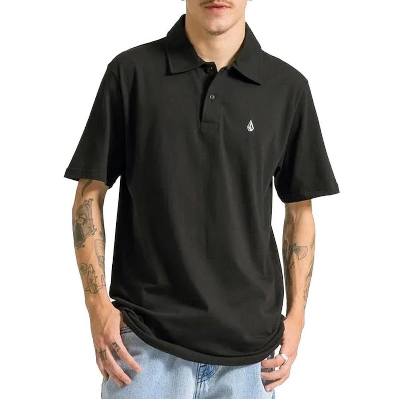 Camisa Polo Volcom Solid Stone - Masculina | Centauro