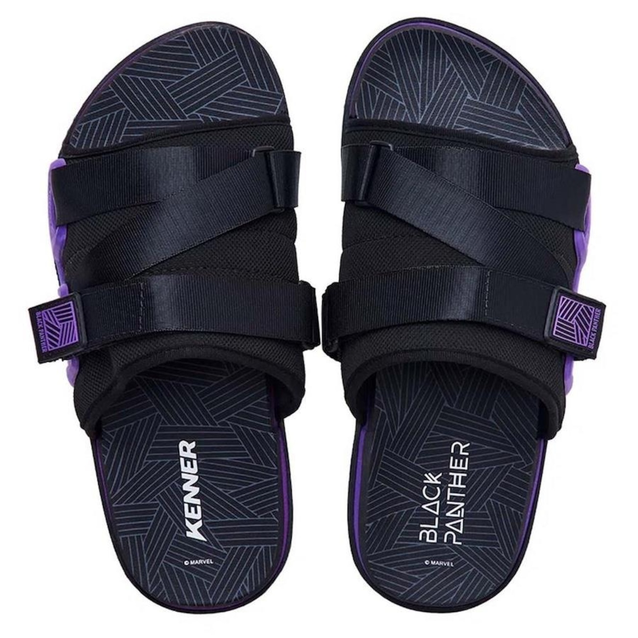 Chinelo Kenner Pantera Negra Slide - Masculino | Centauro