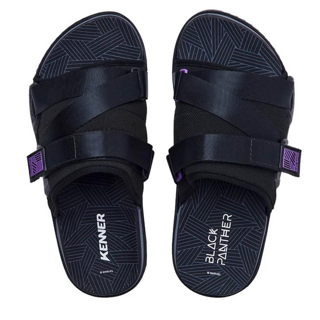 Chinelo Kenner Pantera Negra Slide - Masculino | Centauro