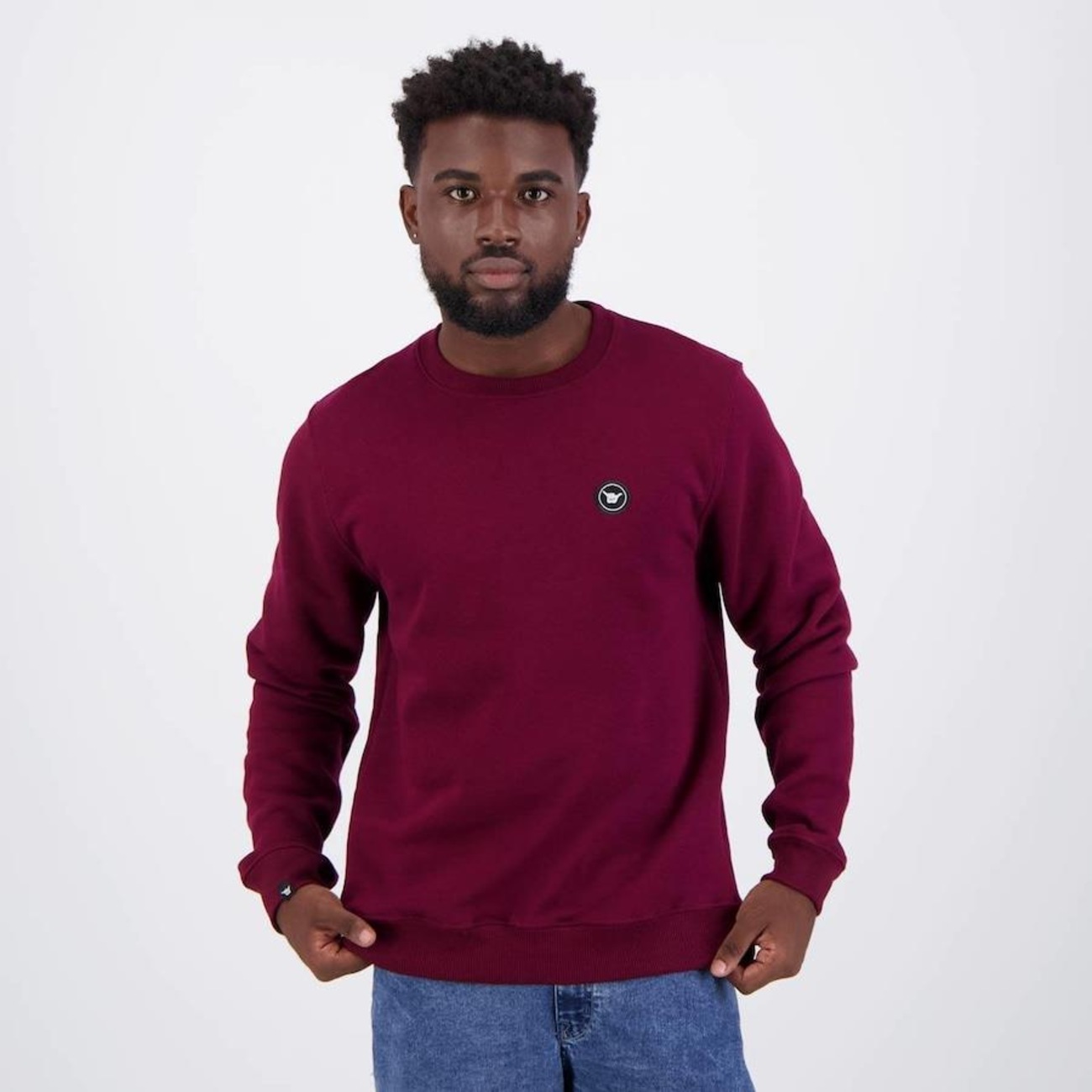 Blusão de Moletom sem Capuz Hang Loose Clean - Masculino | Centauro