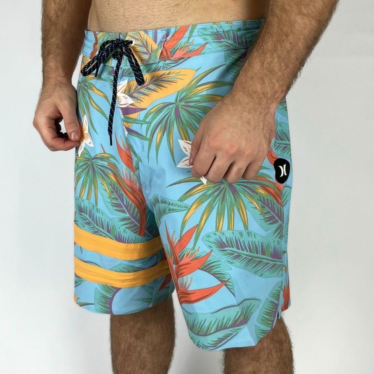 Bermuda Hurley Phantom Block Party Renegade 18 - Masculina | Centauro