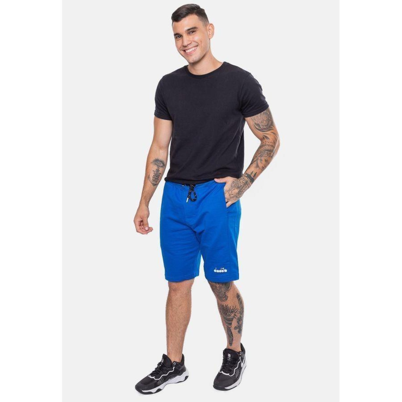 Bermuda Diadora Moletom Tape Italy - Masculina | Centauro