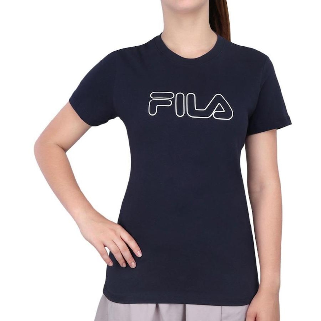 Camiseta Fila Outline - Feminina | Centauro