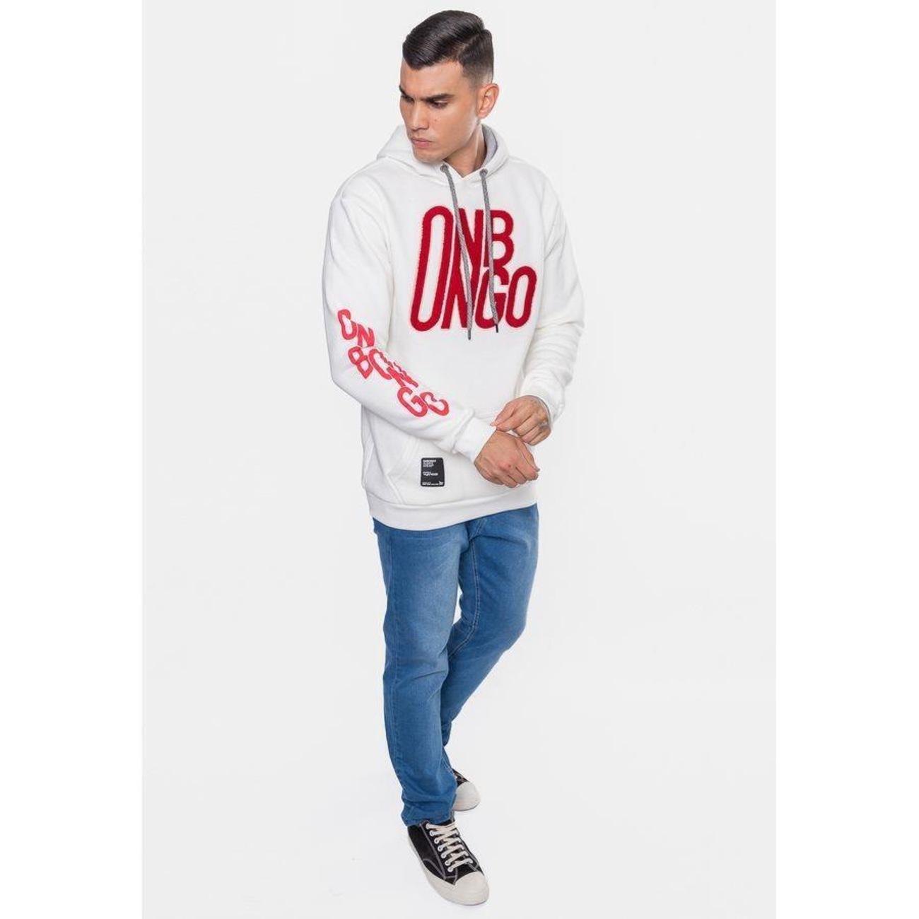 Blusão de Moletom com Capuz Onbongo Natural - Masculino | Centauro