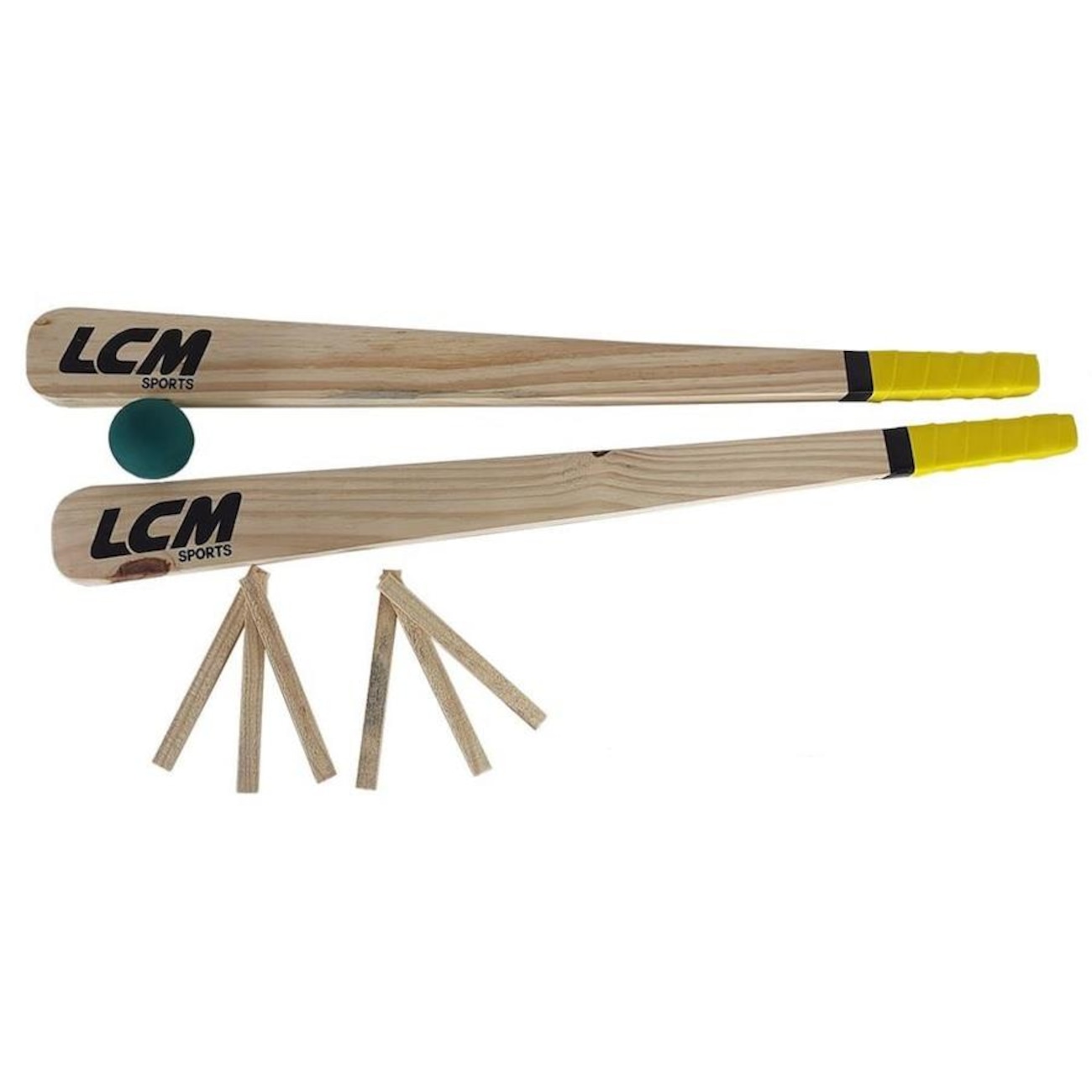 Kit Tacobol Bets Jogo de Taco LCM: 2 Tacos + 2 Casinhas + 1 Bola em ...