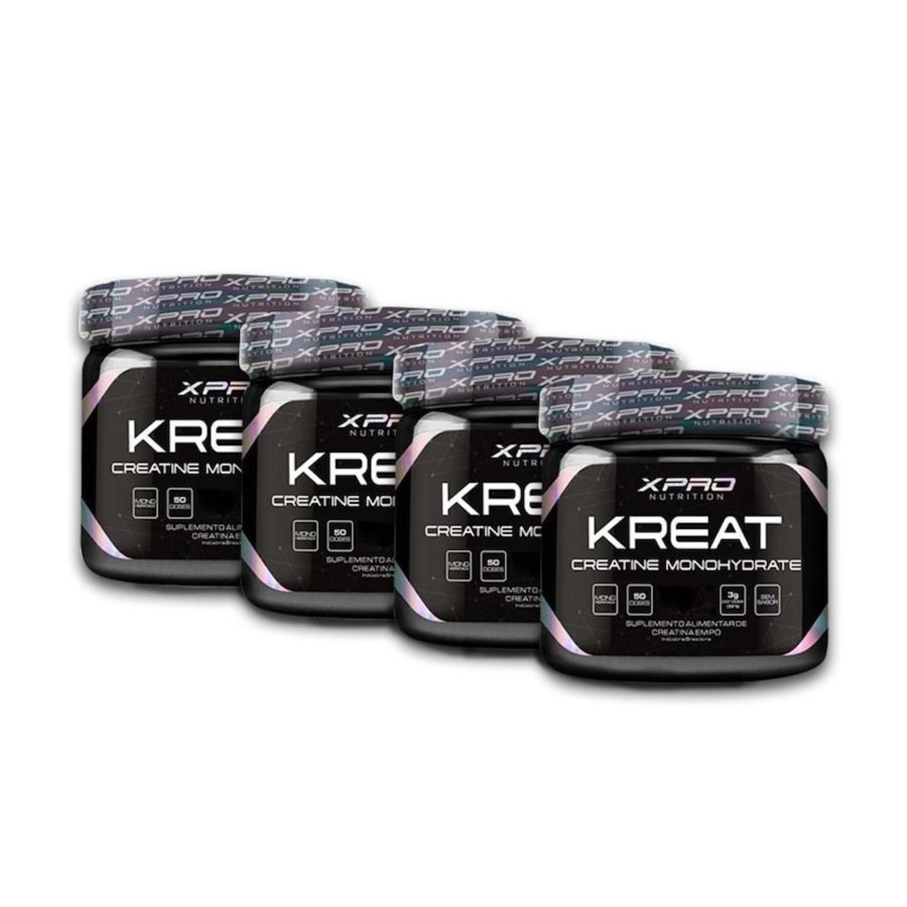 Kit 4X Creatina Kreat Monohidratada 150G - Xpro Nutrition | Centauro