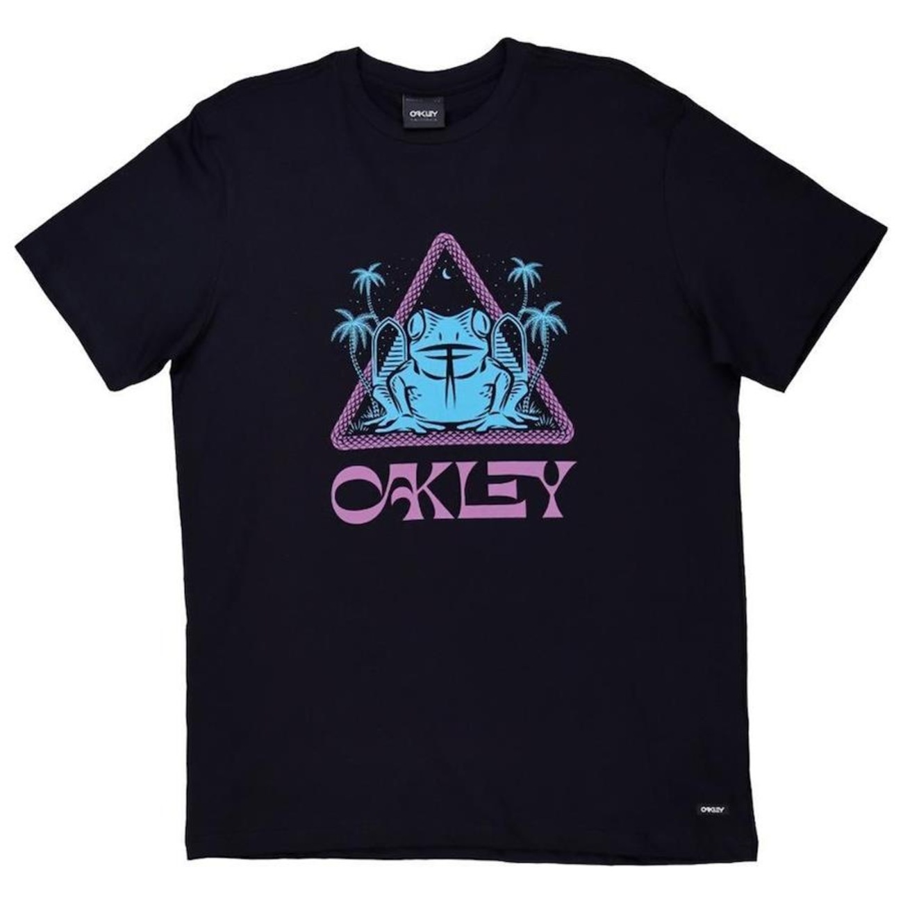 Camiseta Oakley Psy Frog Triangle Print - Masculina em Promoção | Centauro