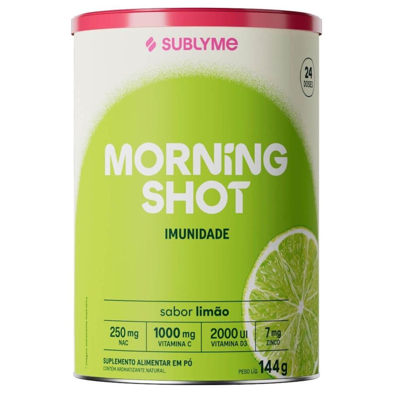 Morning Shot 2.0 Matinal Lata 144G Limão Sublyme Imunidade | Centauro