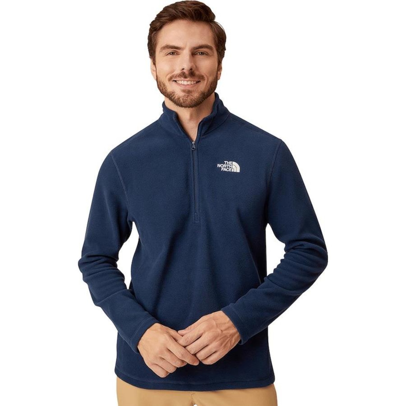 Blusão de Moletom The North Face Fleece Glacier Zip - Masculino | Centauro