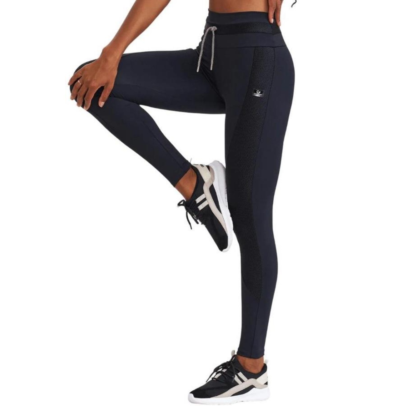 Legging Cajubrasil Nakay Com Textura E Cadarço - Feminina | Centauro