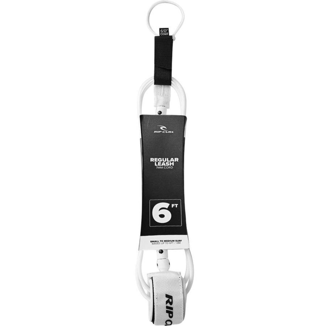 Leash Rip Curl 6.0 Reg Leash Surf Grip White em Promoção | Centauro