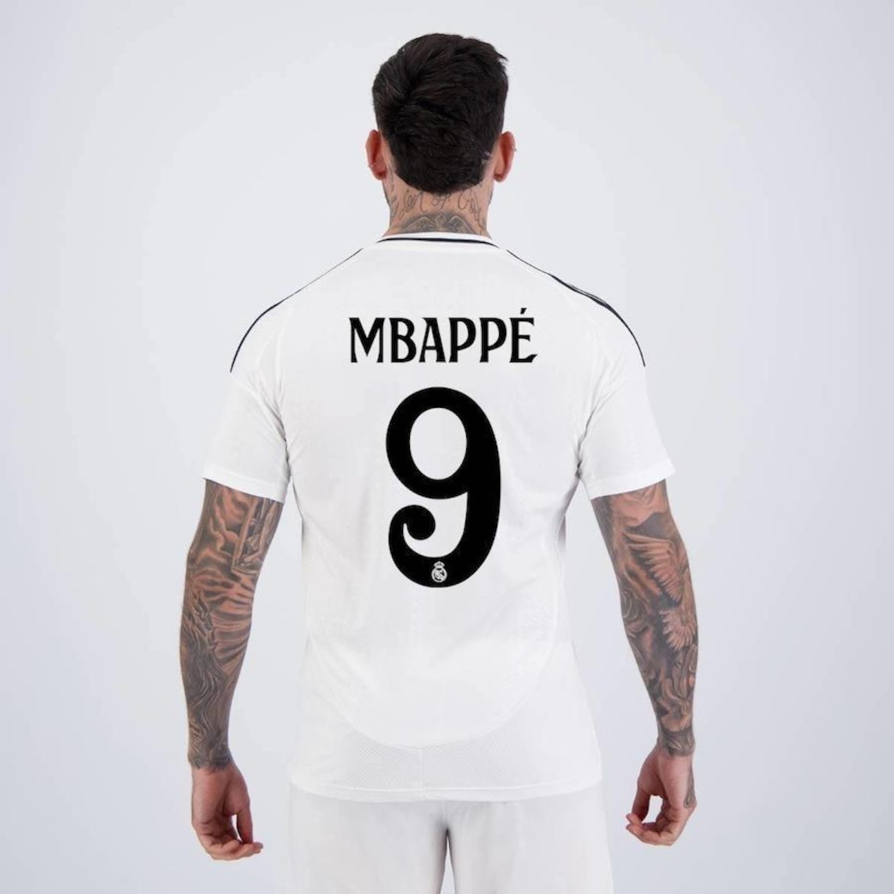 Camisa do Real Madrid I 2025 adidas 9 Mbappé - Masculina em Promoção ...