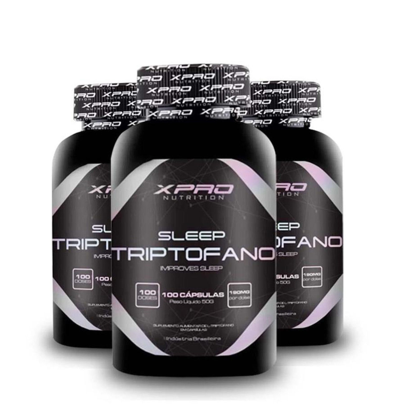 Kit 3X Triptofano Sleep para o Sono 100 Cáps - Xpro Nutrition em ...