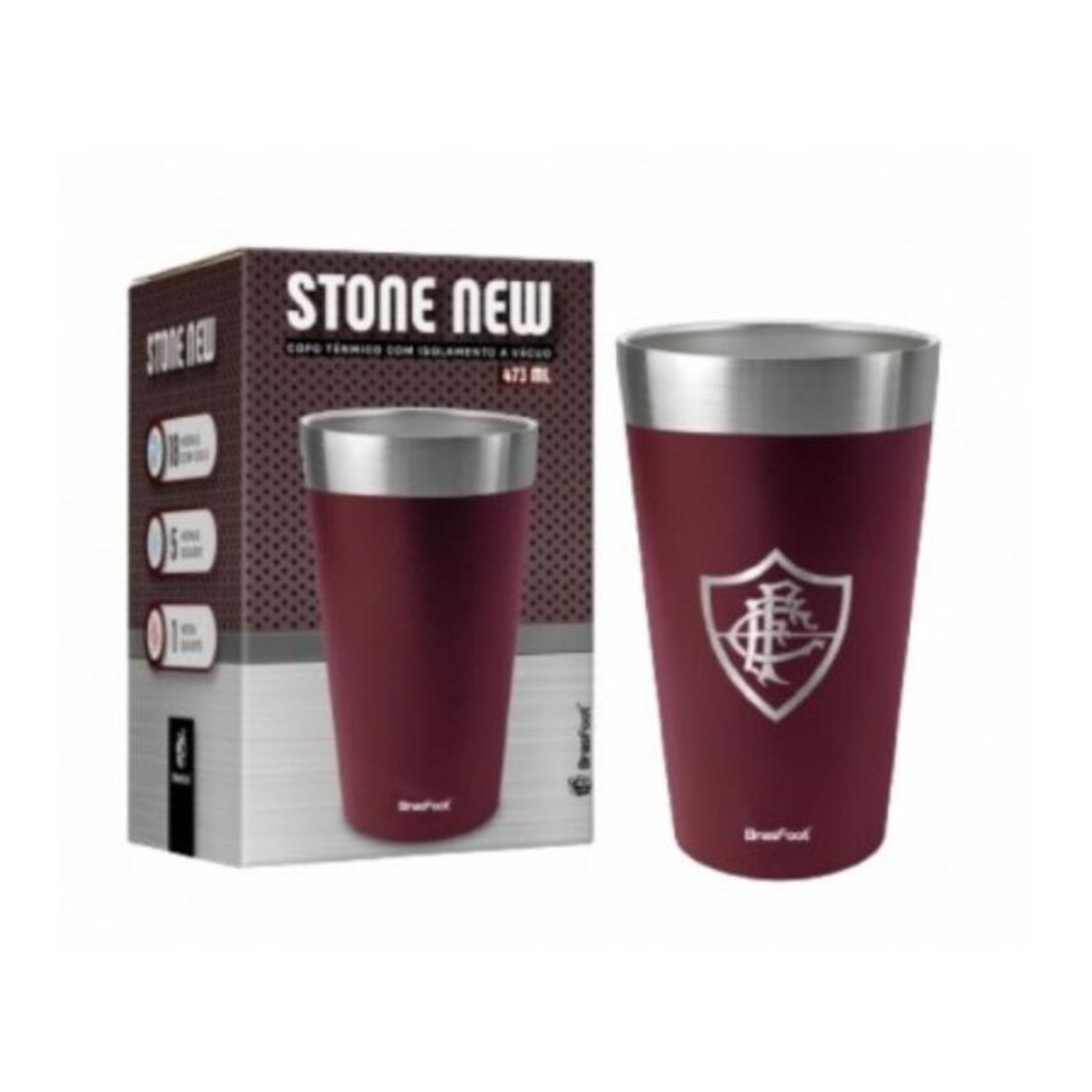Copo Térmico New Stone Brasfoot Fluminense Laser | Centauro