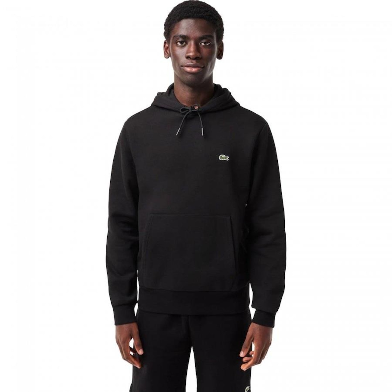 Blusão de Moletom Lacoste Canguru Básico - Masculino | Centauro
