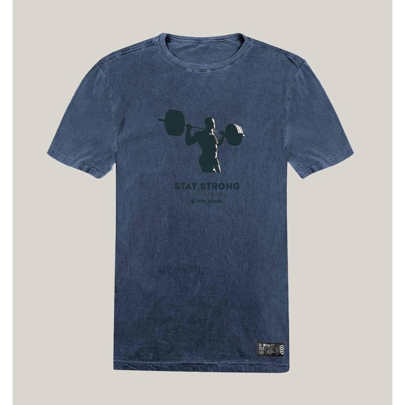 Camiseta WSS Brasil Estonada Algodão Prime Stay Strong - Masculina ...