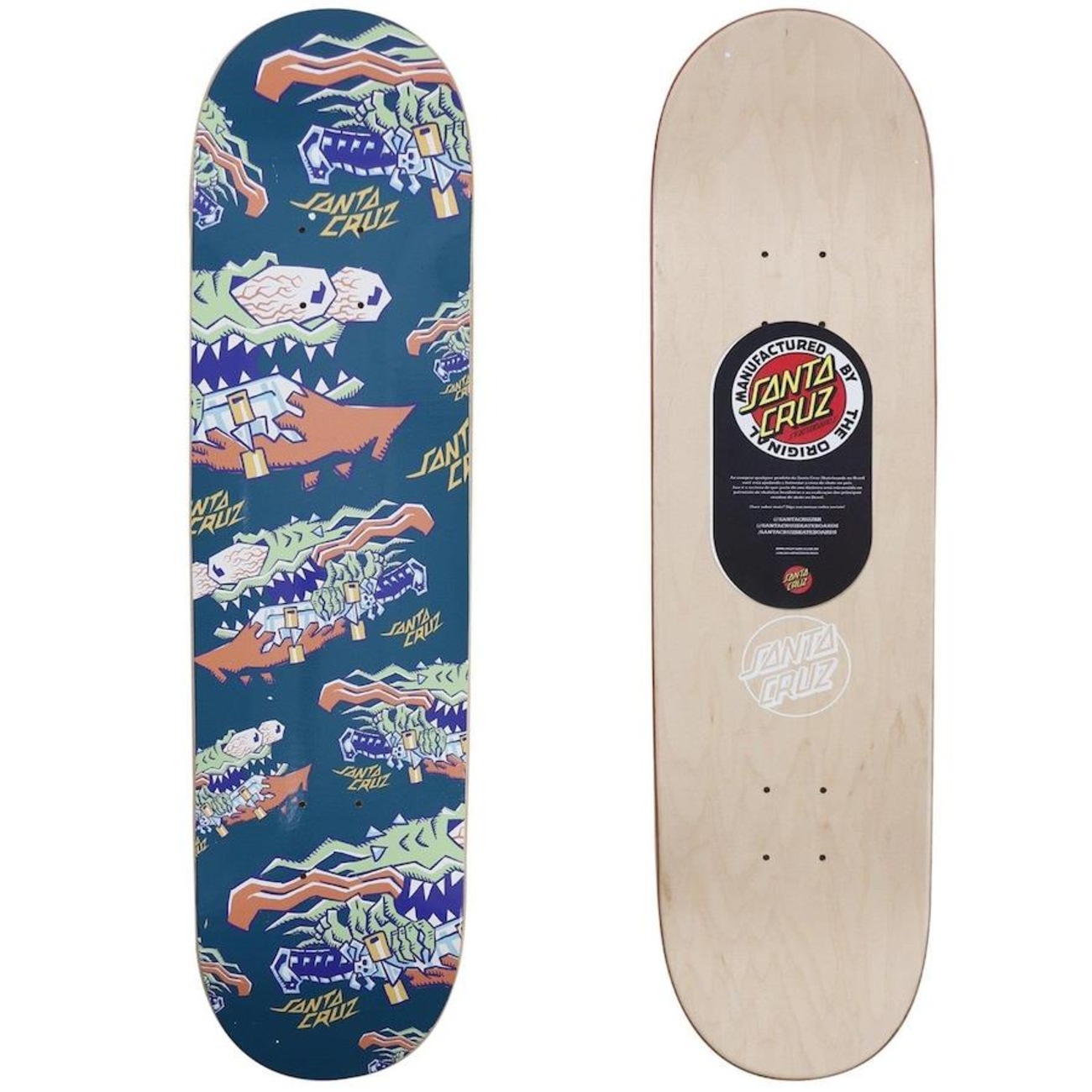 Shape Santa Cruz Meek Scratched Slasher Maple Tamanho 8.37 Verde | Centauro