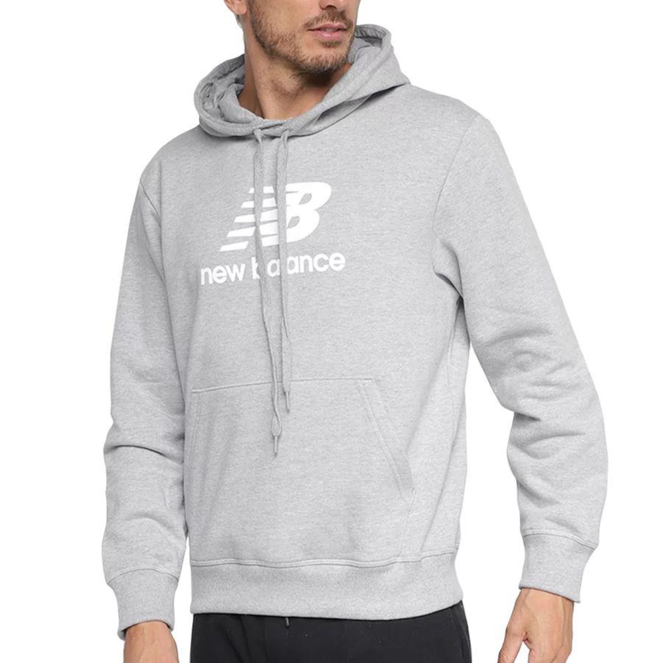 Moletom Essentials Cinza - New Balance - New Balance | Centauro