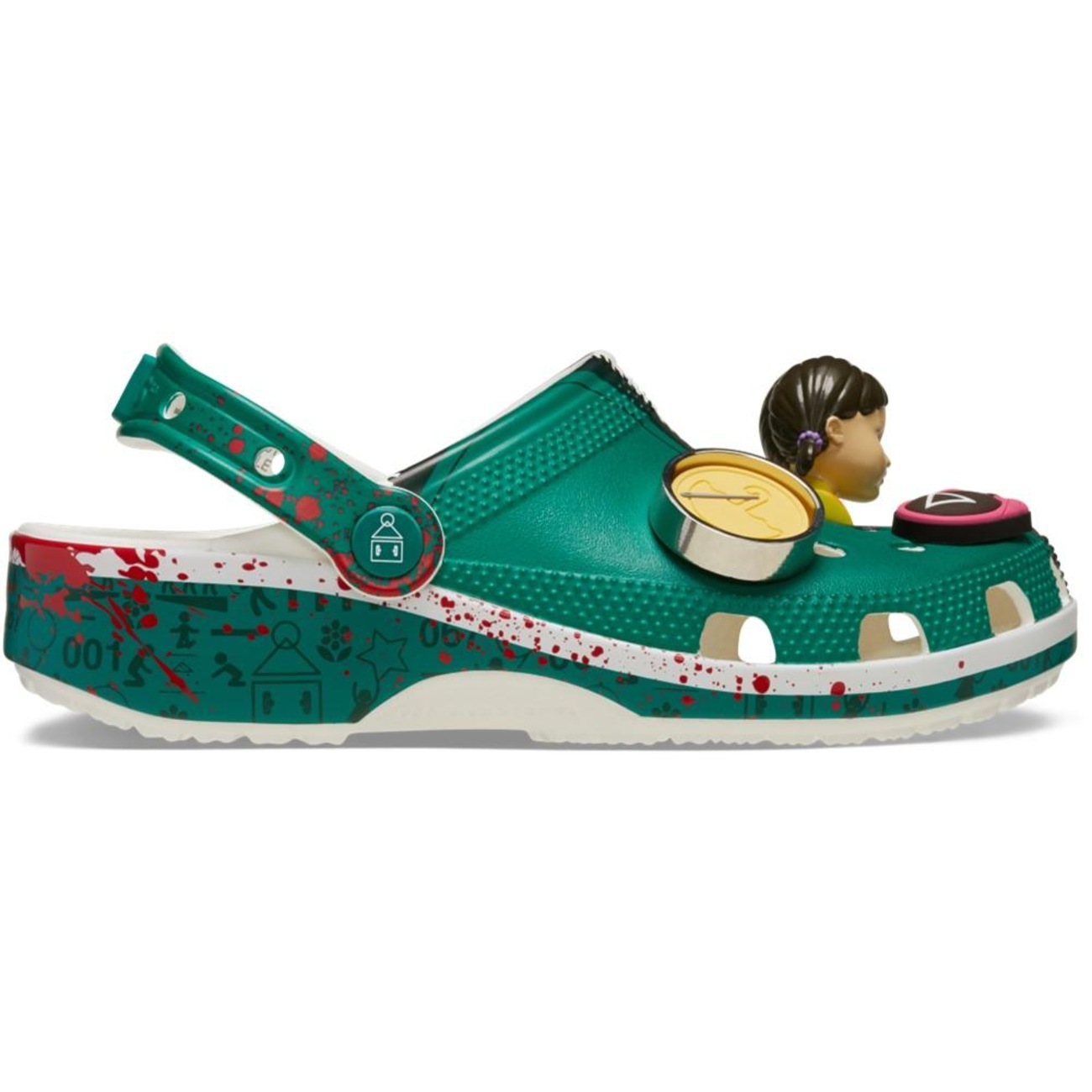 Sandália Crocs Classic Clog Squid Game Multi - Unissex | Centauro