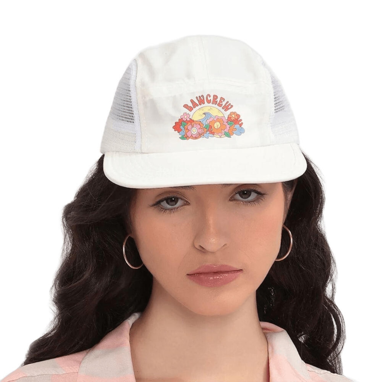 Boné Aba Reta Baw Five Panel Flowers - Adulto | Centauro