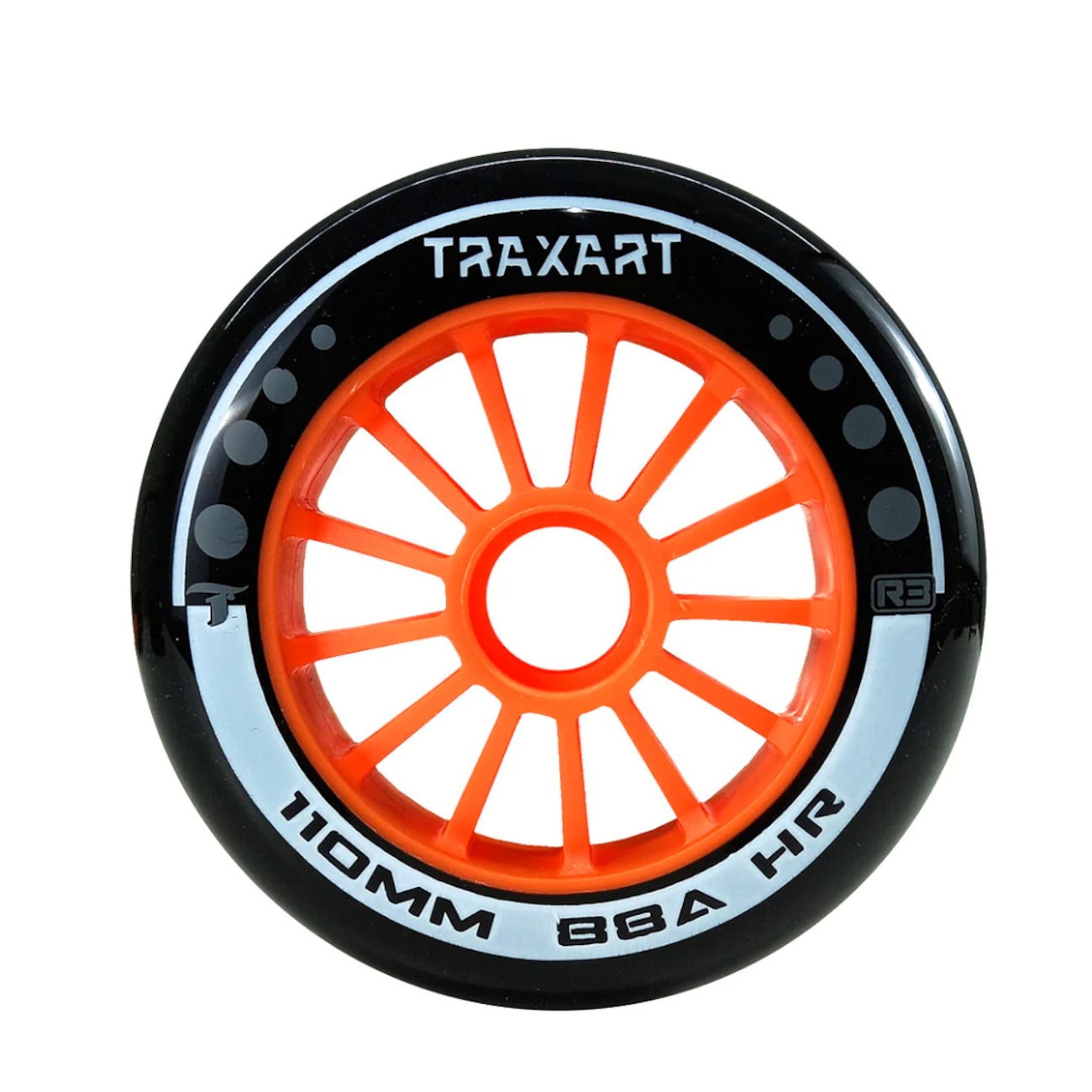 Roda para patins Traxart R3 110mm/88A HR (JOGO) | Centauro