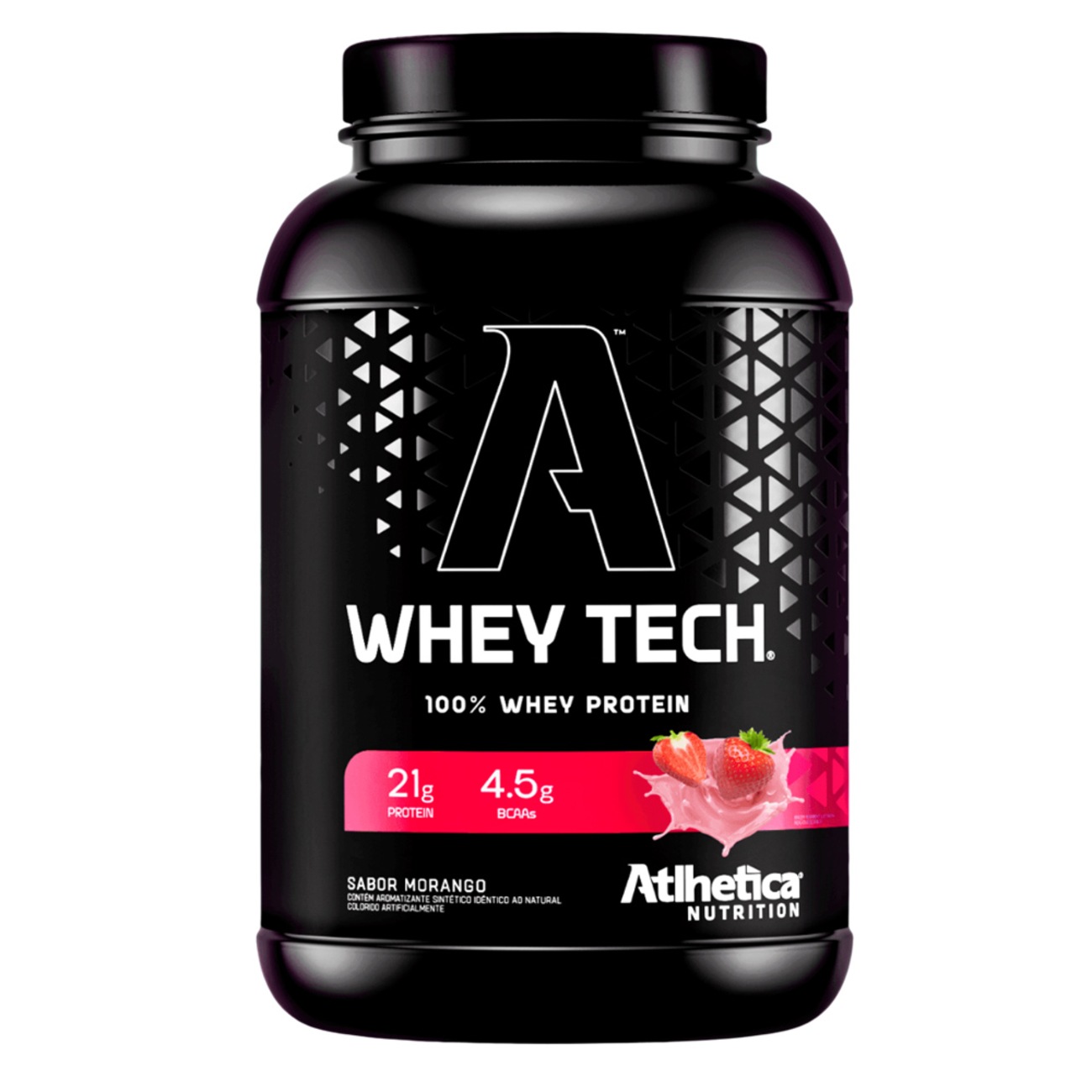 Whey Tech Atlhetica Nutrition Morango - 900g | Centauro