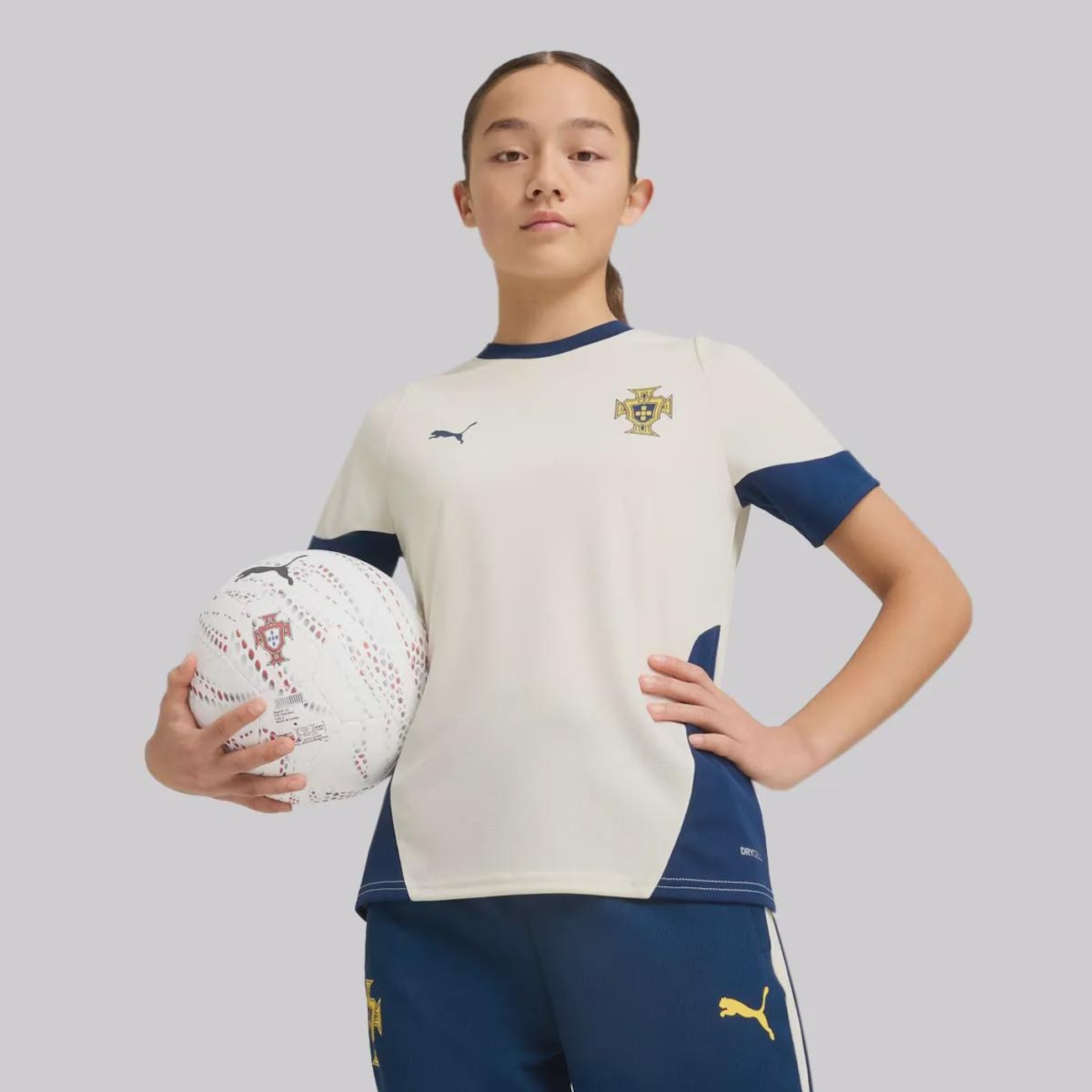 Camisa do Portugal Puma Treino 2025 - Infantil | Centauro