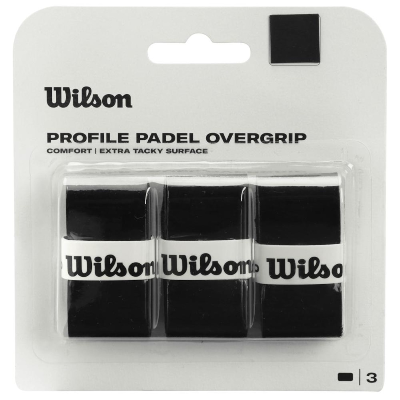 Overgrip Wilson Profile Padel com 03 Unidades | Centauro