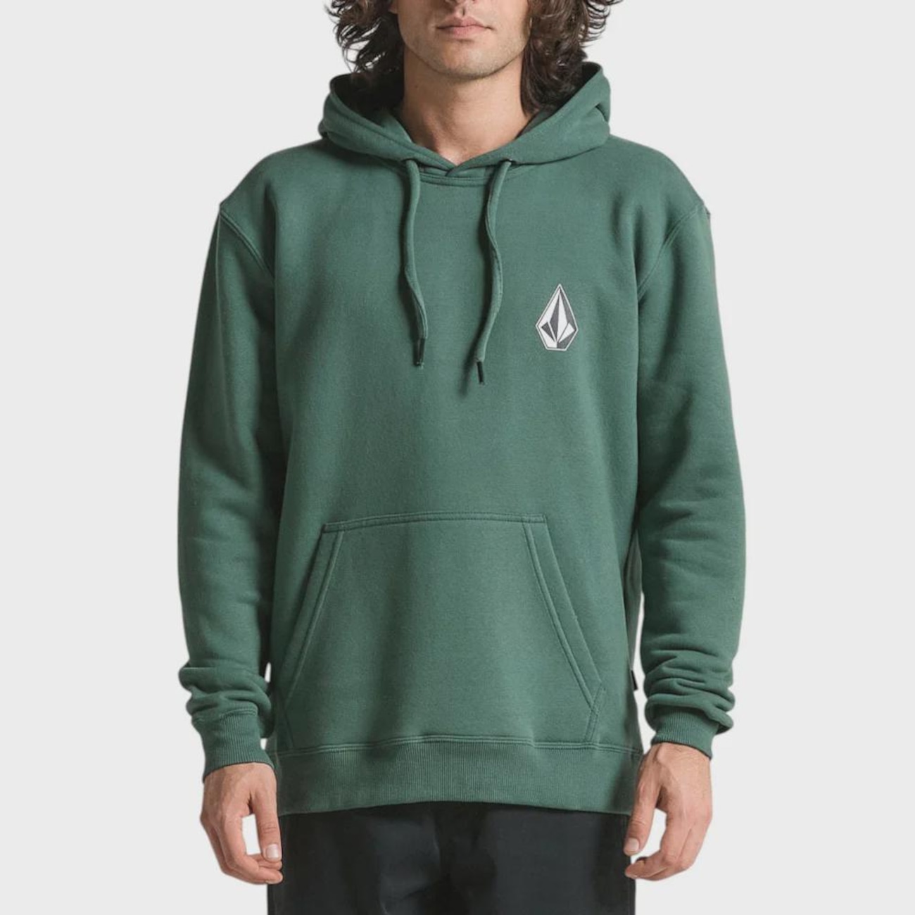 Moletom Canguru Volcom Iconic Stone em Promoção | Centauro
