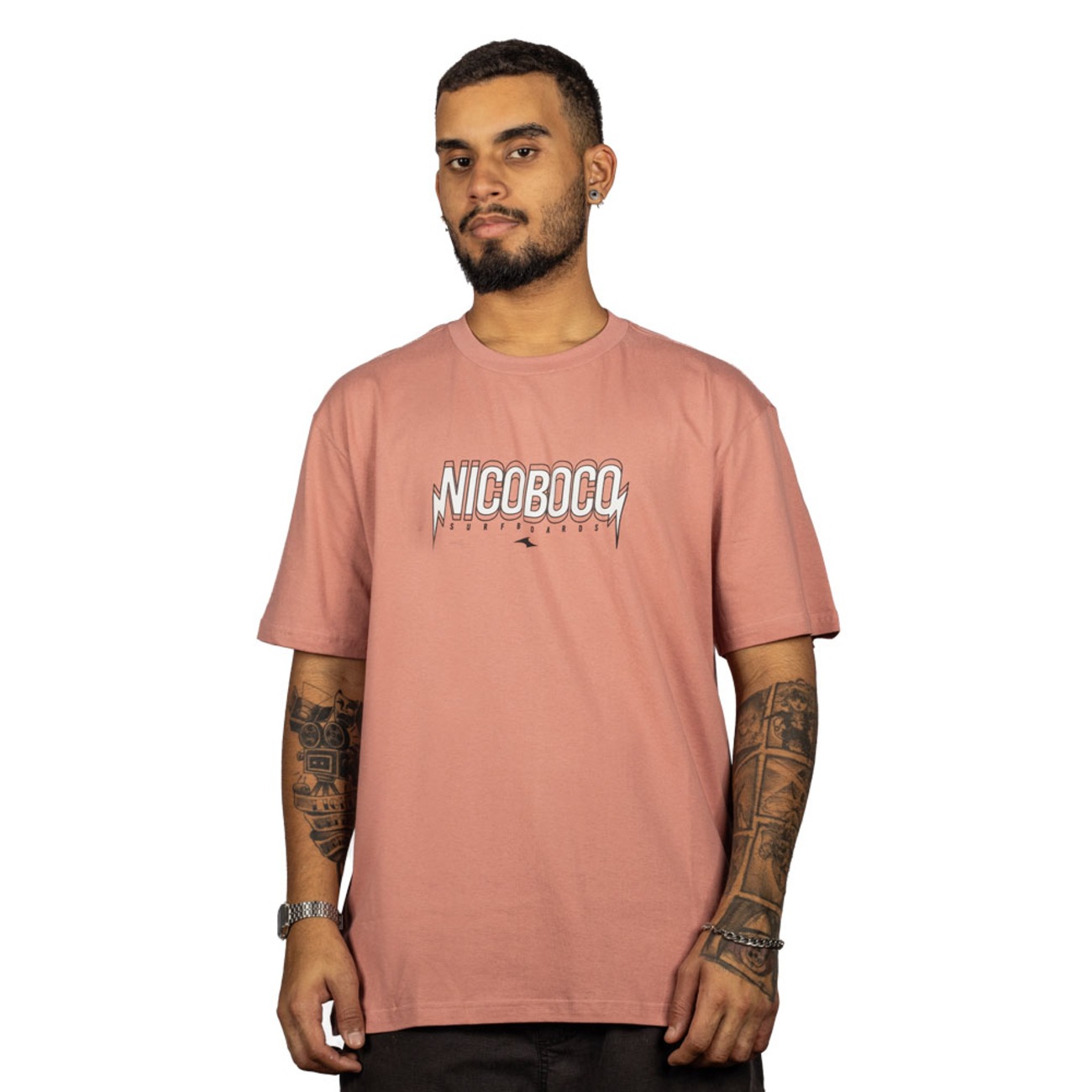 Camiseta Nicoboco Balla Rose Masculina | Centauro
