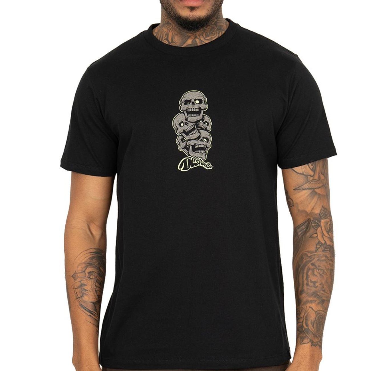 Camiseta DC Shoes Laugh Stack SM26 Masculina em Promoção | Centauro