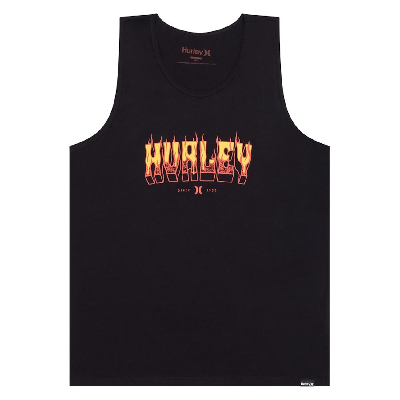 Camiseta Regata Hurley Flame SM26 Masculina em Promoção | Centauro
