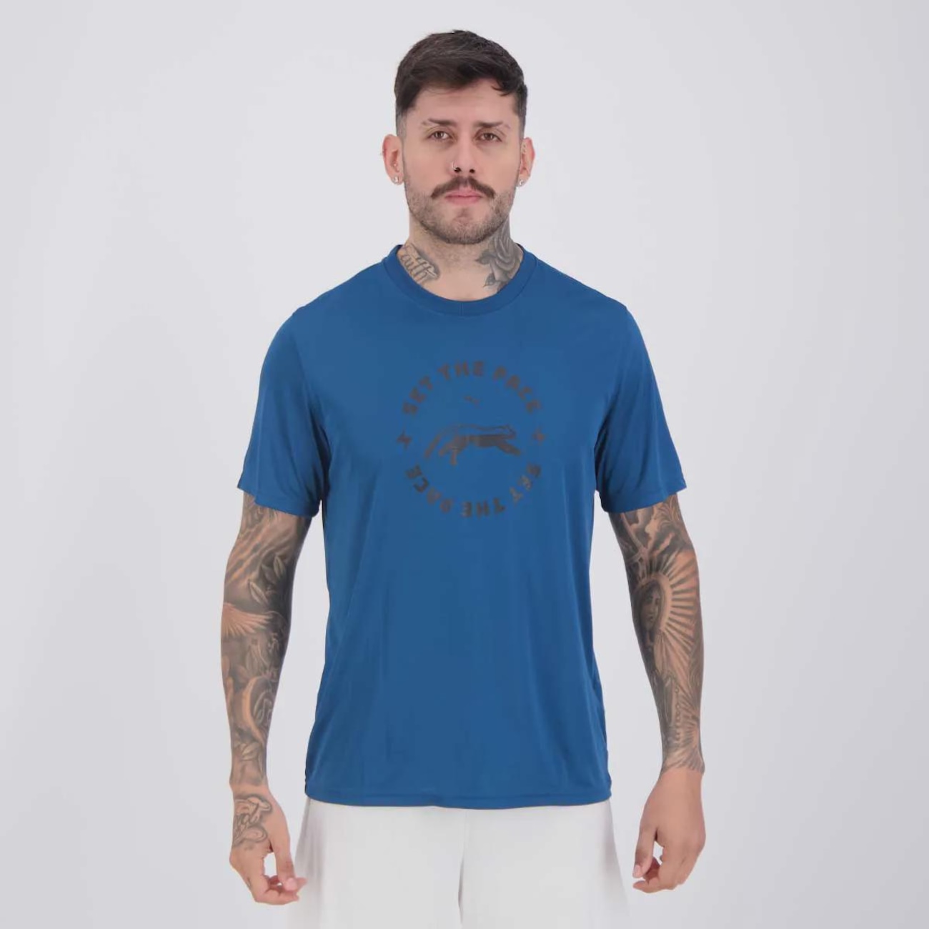 Camiseta Puma Graphic Run Slogan Tee Q1 Masculina em Promoção | Centauro