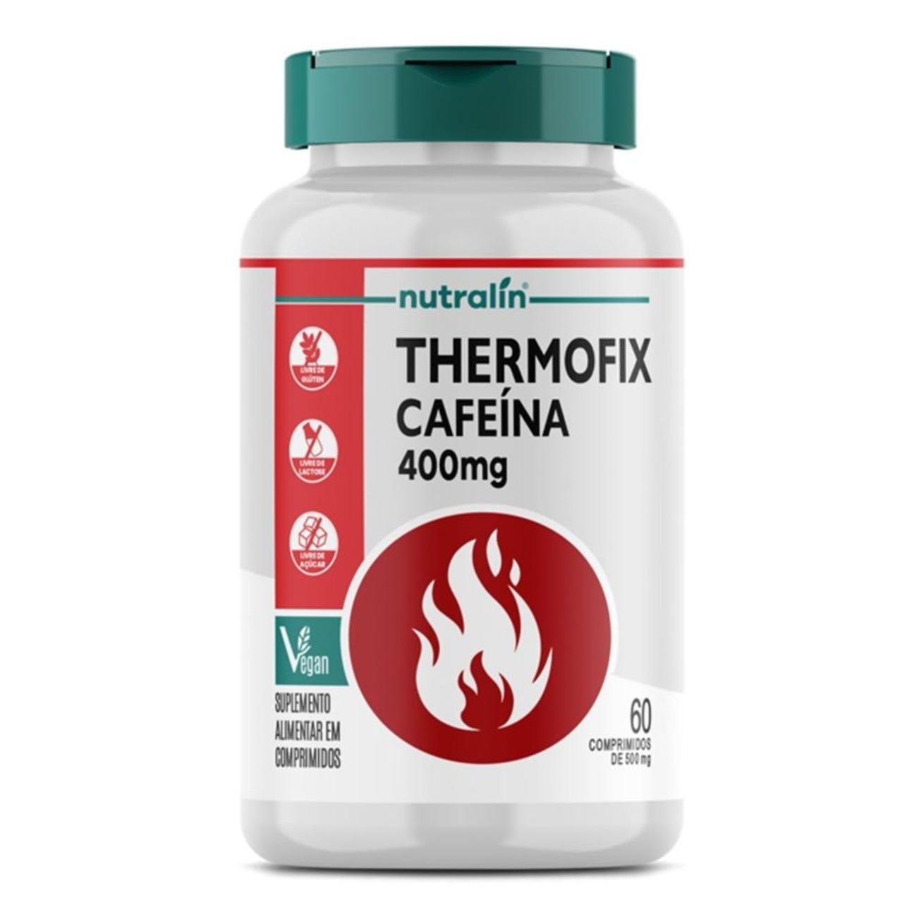 Thermofix Cafeína - 60 comprimidos - Nutralin em Promoção | Centauro