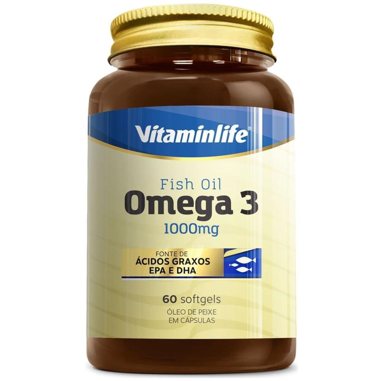 Kit 2X Omega 3 1000mg - 60 Cápsulas - VitaminLife em Promoção | Centauro