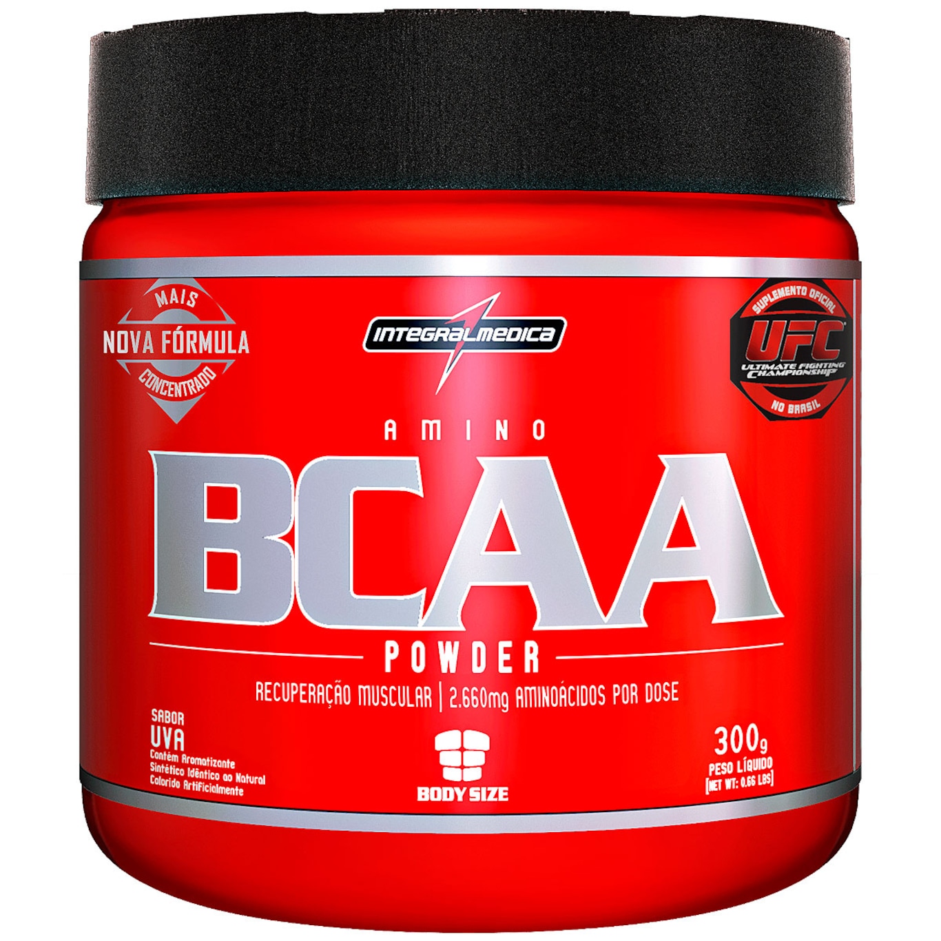 BCAA Integralmédica BCAA Powder - Uva - 300g | Centauro