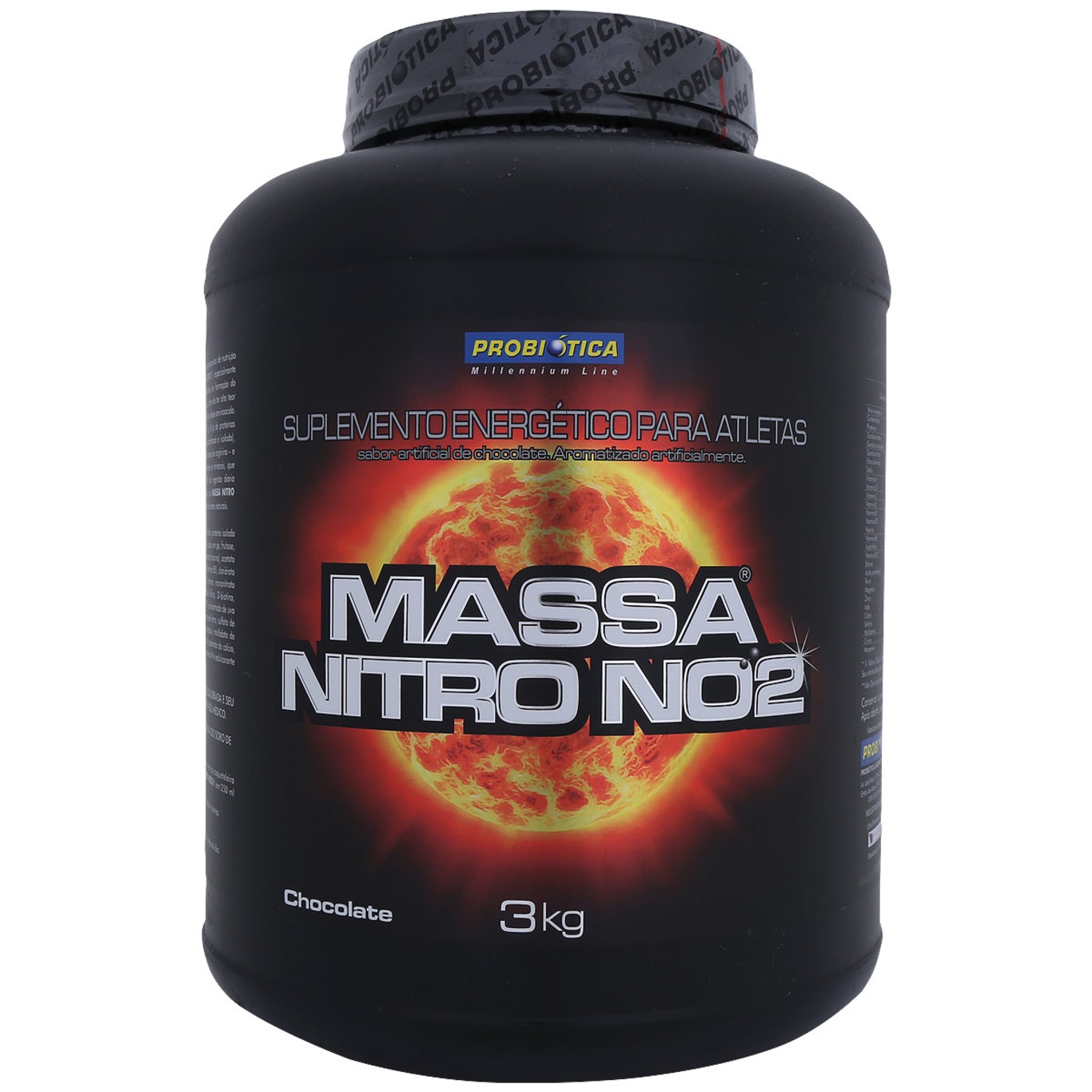 Massa Nitro NO2 - 3 kg - Sabor Chocolate - Probiótica | Centauro