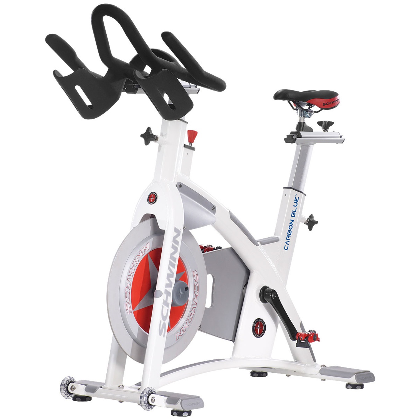 Bicicleta Spinning Schwinn AC Performance Carbon Blues Correia Magnetica Sem Painel Centauro