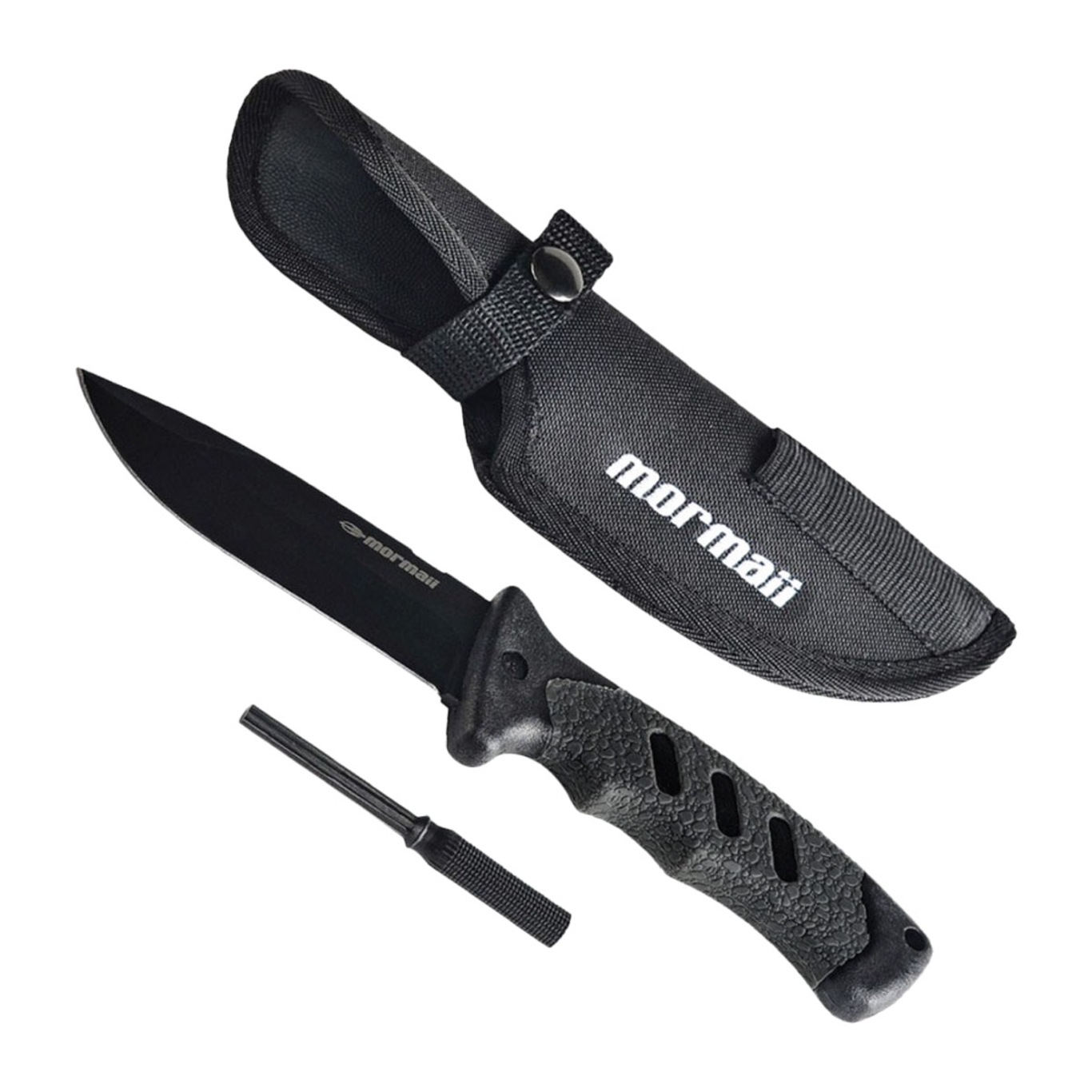 Faca com Bainha e Pederneira Mormaii Rubber | Centauro